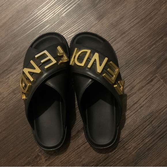 Fendi | Shoes | Fendigraphy Slides | Poshmark